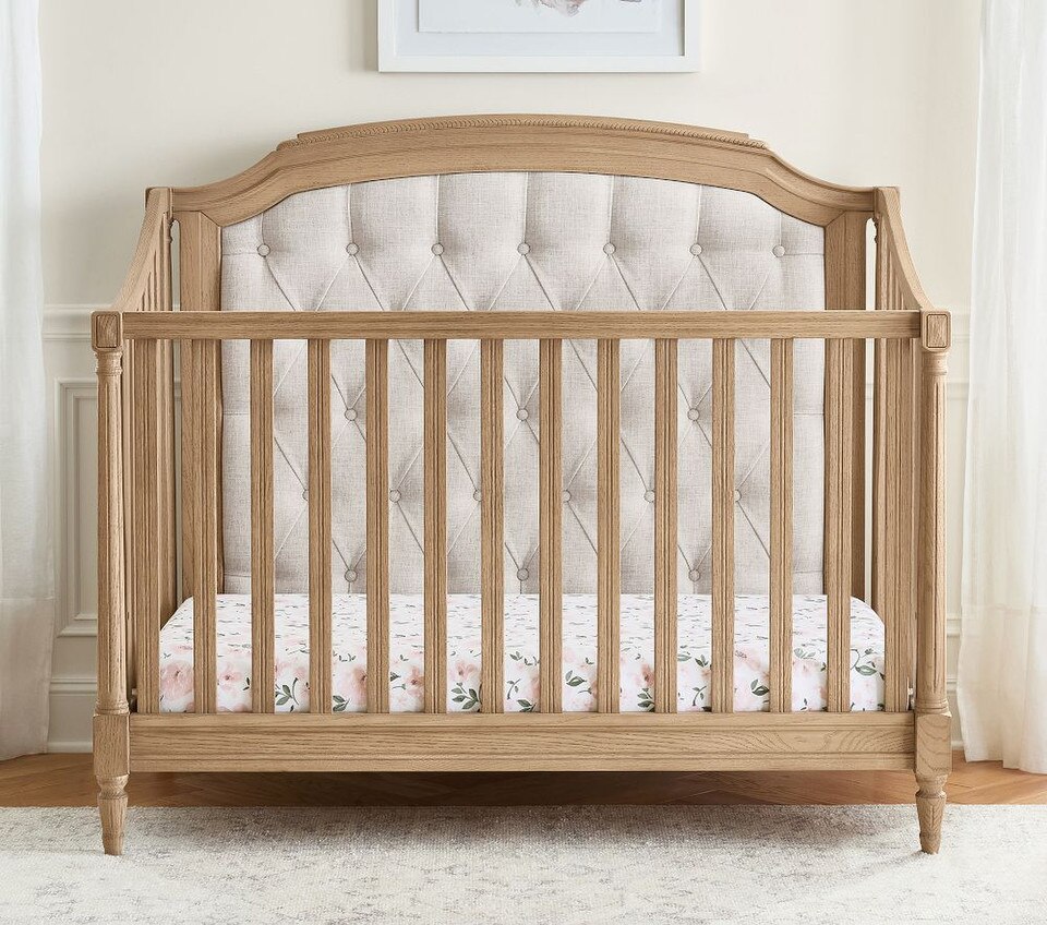 Blythe 3-In-1 Upholstered Convertible Cot | Pottery Barn Kids UK