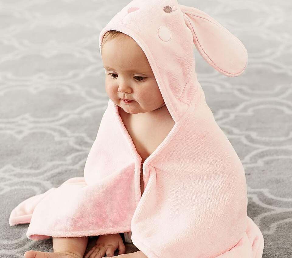 Bunny Nursery Bath Wrap | Pottery Barn Kids UK