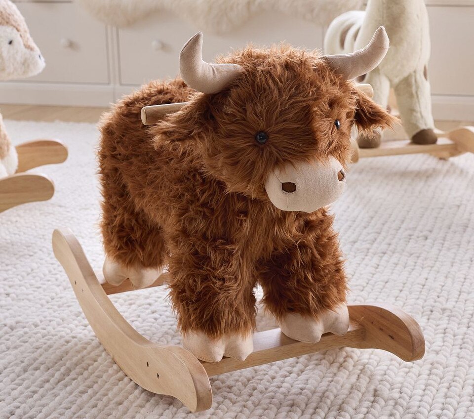 Highland Cow Critter Rocker | Pottery Barn Kids UK