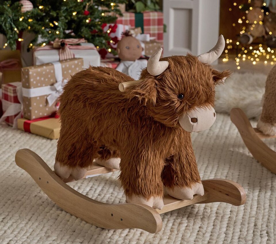 Highland Cow Critter Rocker | Pottery Barn Kids UK
