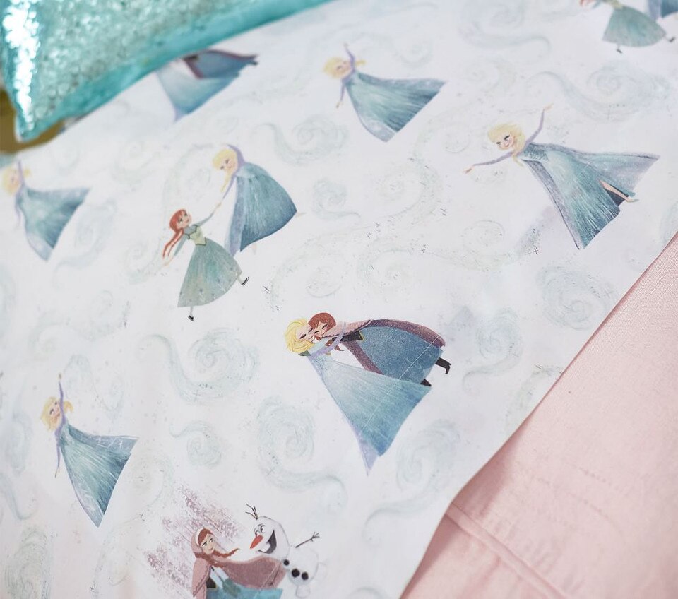 Disney® Frozen Sheet Set & Pillowcase - Pottery Barn Kids UK