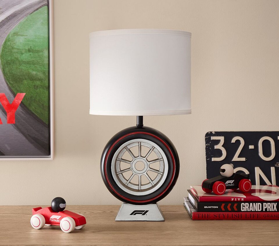 Formula 1® Tyre Table Lamp (47 cm) | Pottery Barn Kids UK