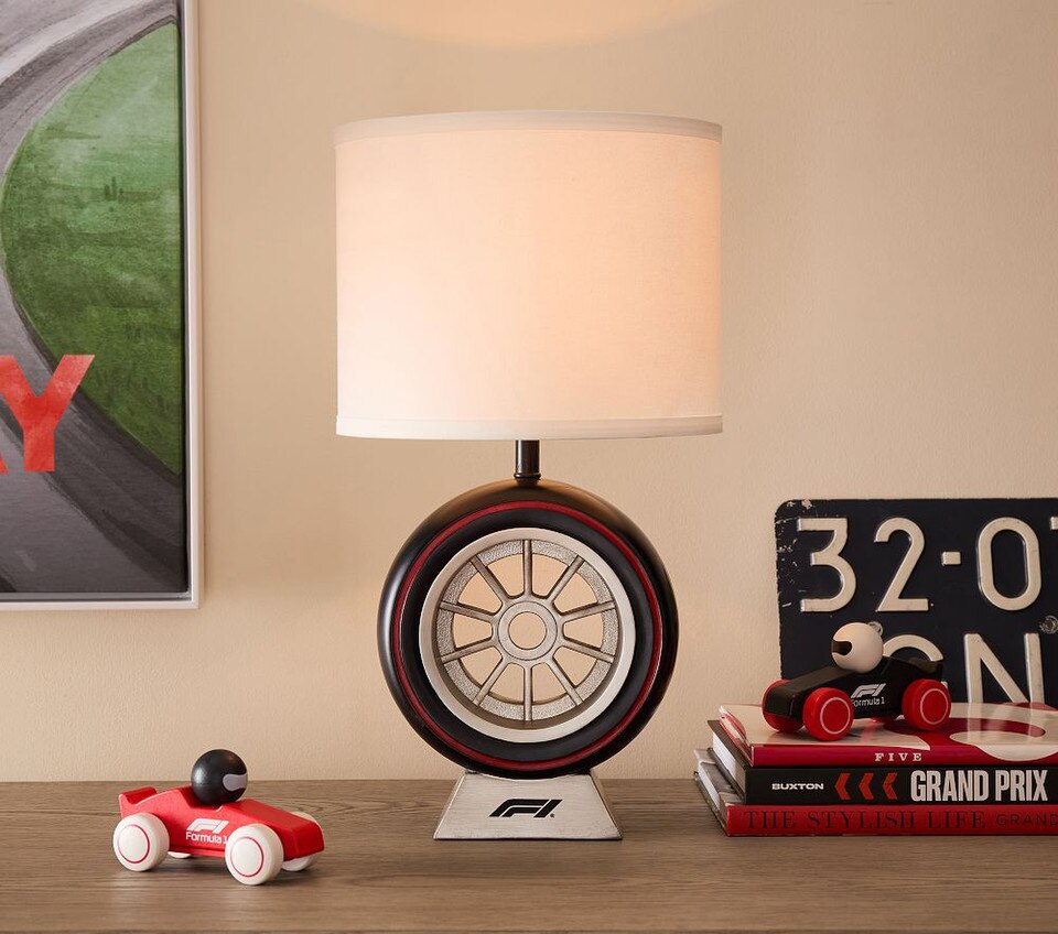 Formula 1® Tyre Table Lamp (47 cm) | Pottery Barn Kids UK