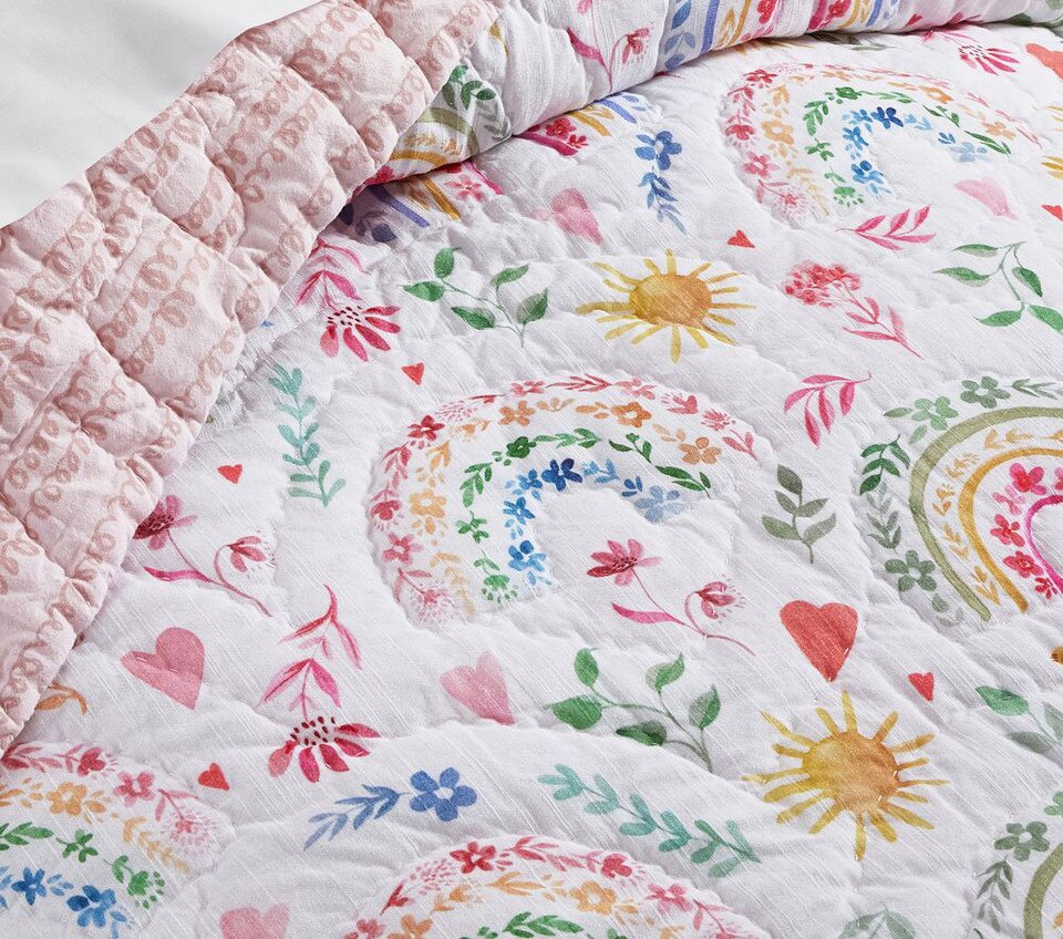 Pottery Barn Rainbow Bedding