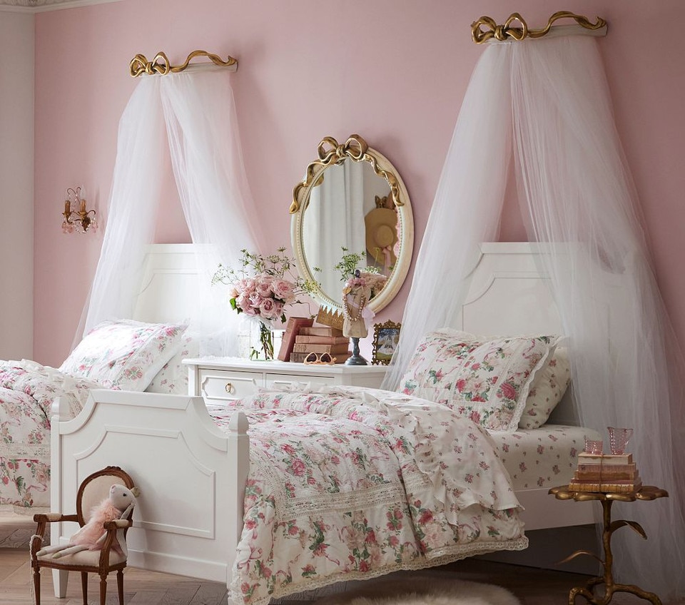 LoveShackFancy Bow Round Mirror | Pottery Barn Kids UK