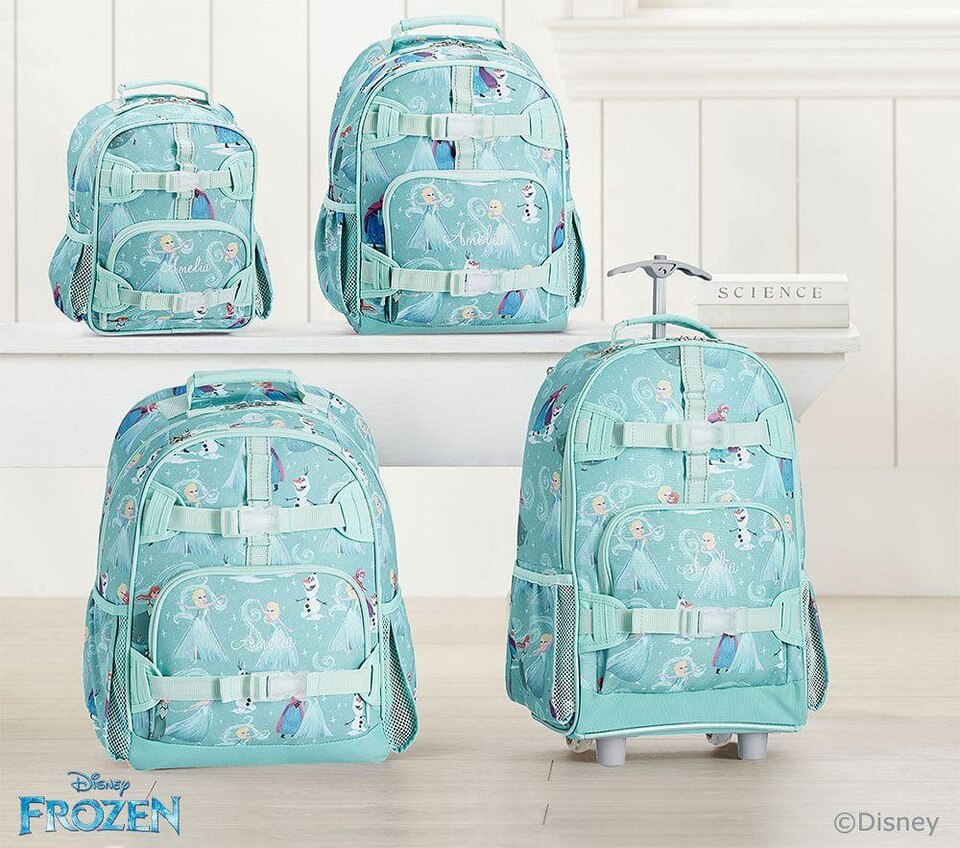 Mackenzie Aqua Disney® Frozen Backpacks - Pottery Barn Kids UK