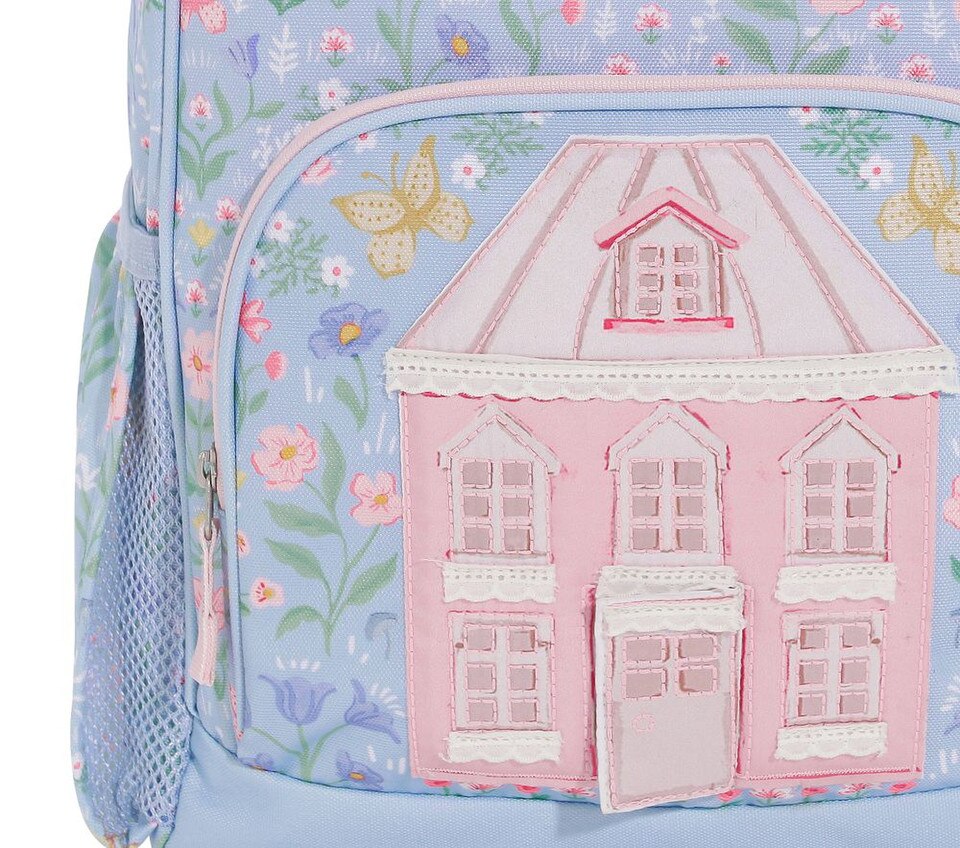 Mackenzie Blue Floral Dollhouse Backpacks | Pottery Barn Kids UK