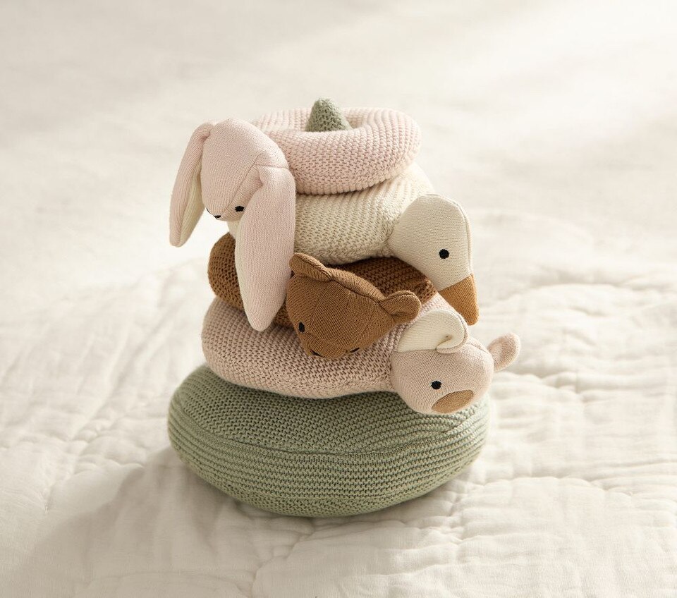 Natural Baby Animal Stacker | Pottery Barn Kids UK