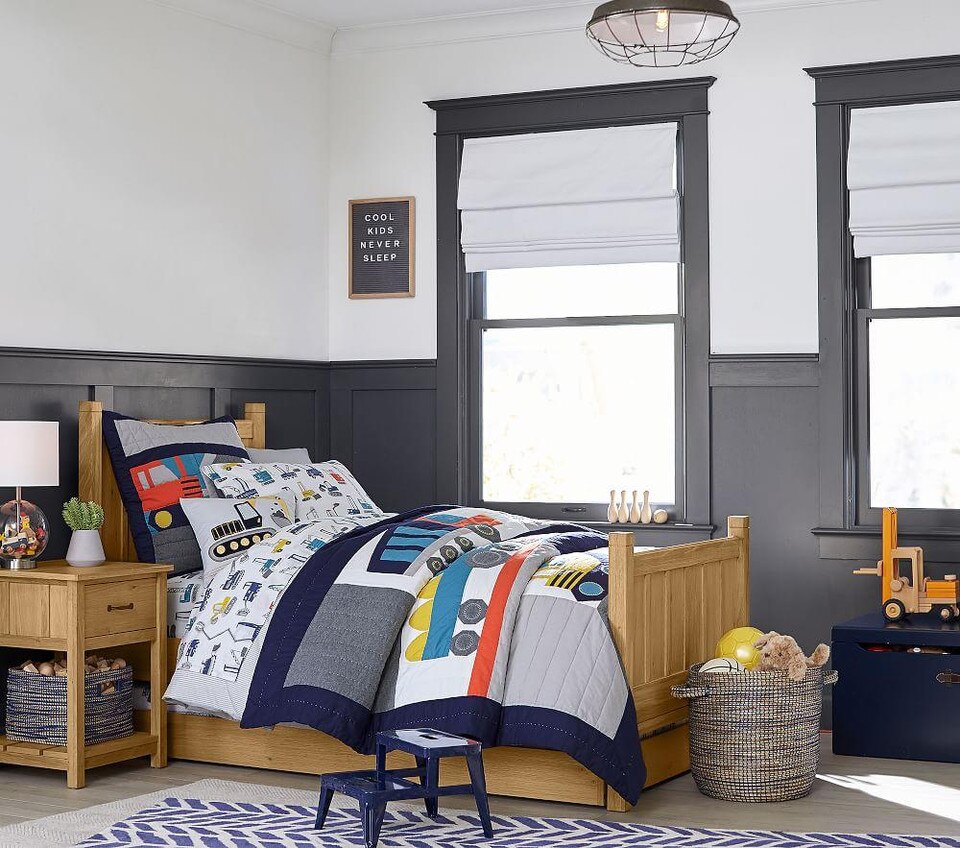 Organic Jax Construction Sheet Set & Pillowcase | Pottery Barn Kids UK