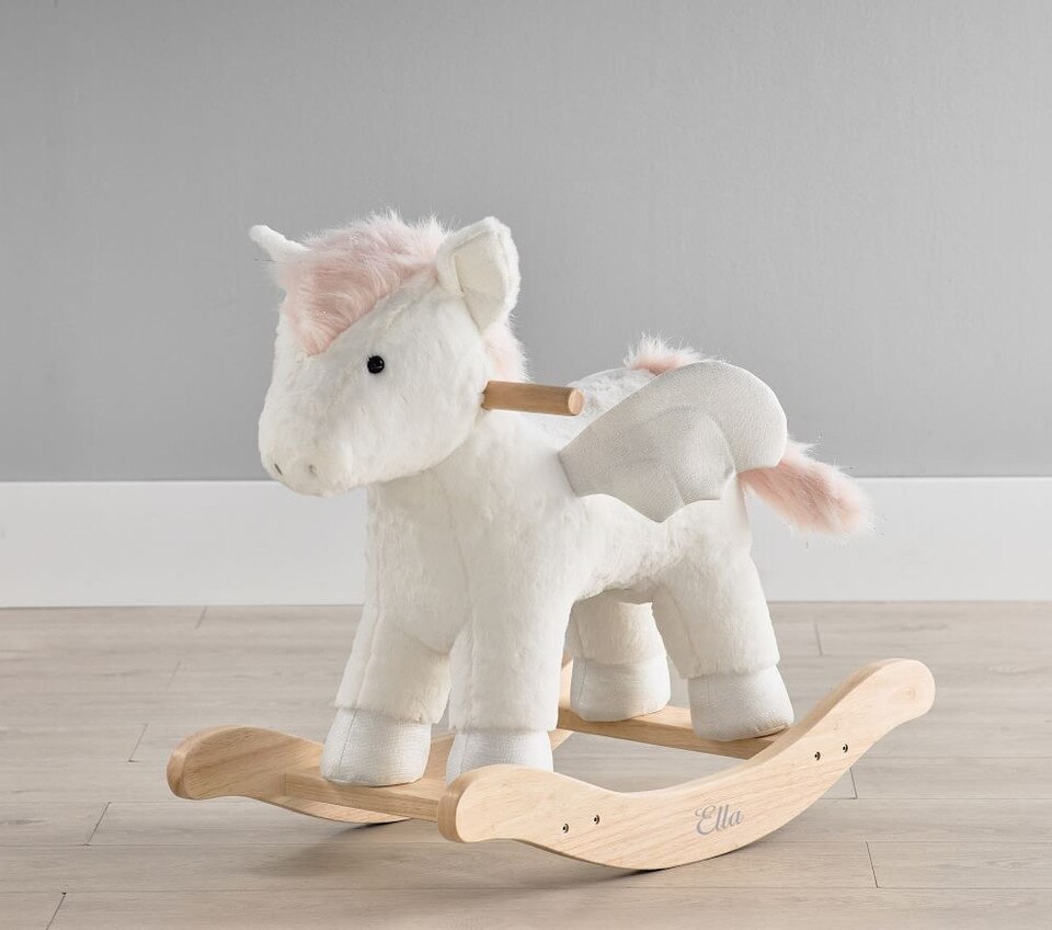 Pegasus Plush Nursery Rocker | Pottery Barn Kids UK