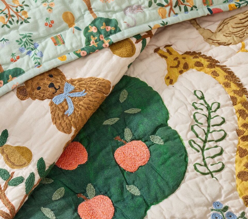 Rifle Paper Co. Storybook Baby Bedspread | Pottery Barn Kids UK
