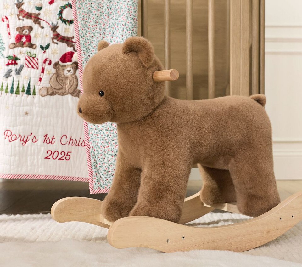Teddy Bear Plush Rocker | Pottery Barn Kids UK