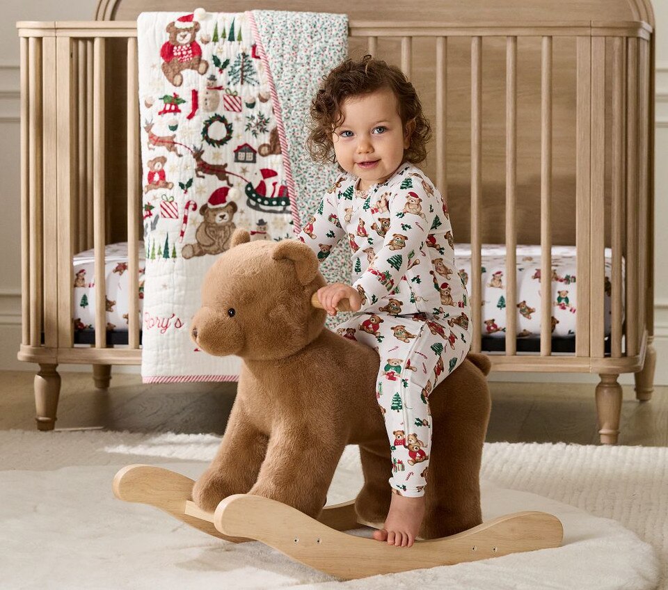 Teddy Bear Plush Rocker | Pottery Barn Kids UK