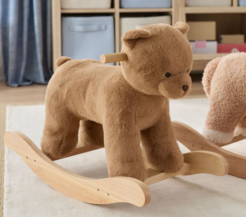 Teddy Bear Plush Rocker | Pottery Barn Kids UK