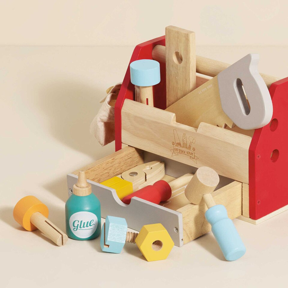 Le Toy Van Tool Box & Wooden Tools | Pottery barn Kids UK