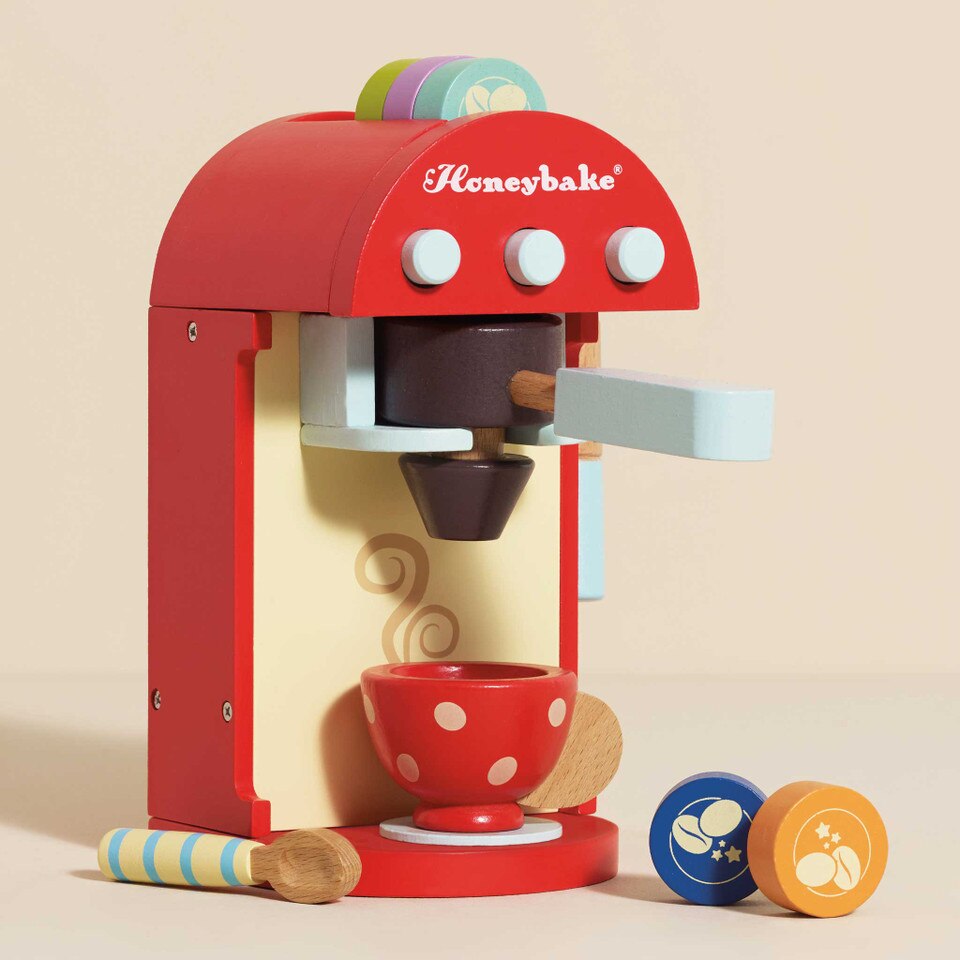 Le Toy Van Wooden Toy Coffee Machine & Pods | Pottery barn Kids UK